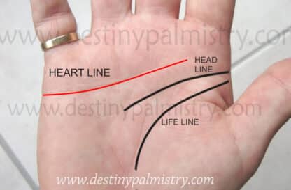 Heart Line Joins Head Line or Dips Downward - Destiny Palmistry