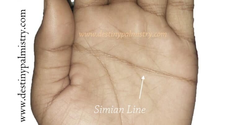Right Hand Simian Line on Your Palm - Destiny Palmistry