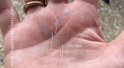 Broken Fate Line Meaning in Palmistry - Destiny Palmistry