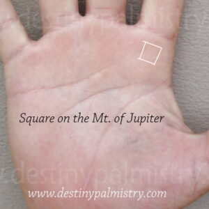 Square Mark on the Palm Mounts Palmistry - Destiny Palmistry