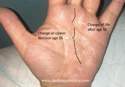 Broken Fate Line Meaning in Palmistry - Destiny Palmistry