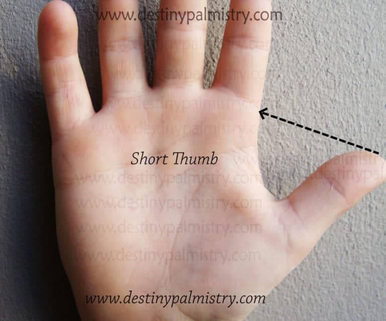 Stiff Thumb Meaning in Hand Analysis - Destiny Palmistry