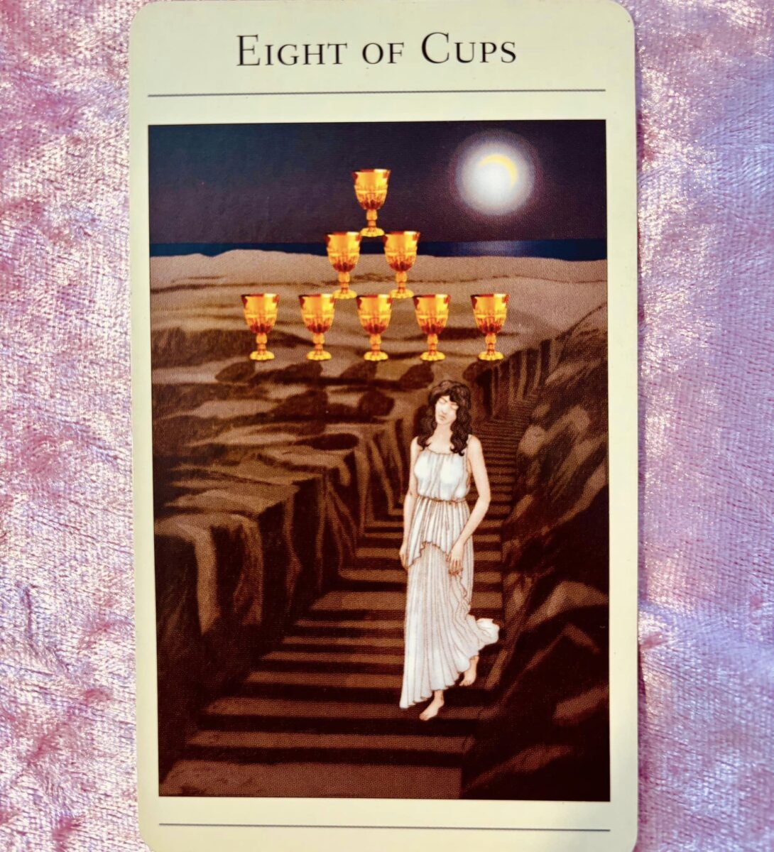Eight of Cups in the Tarot Meanings for Answers - Destiny Palmistry