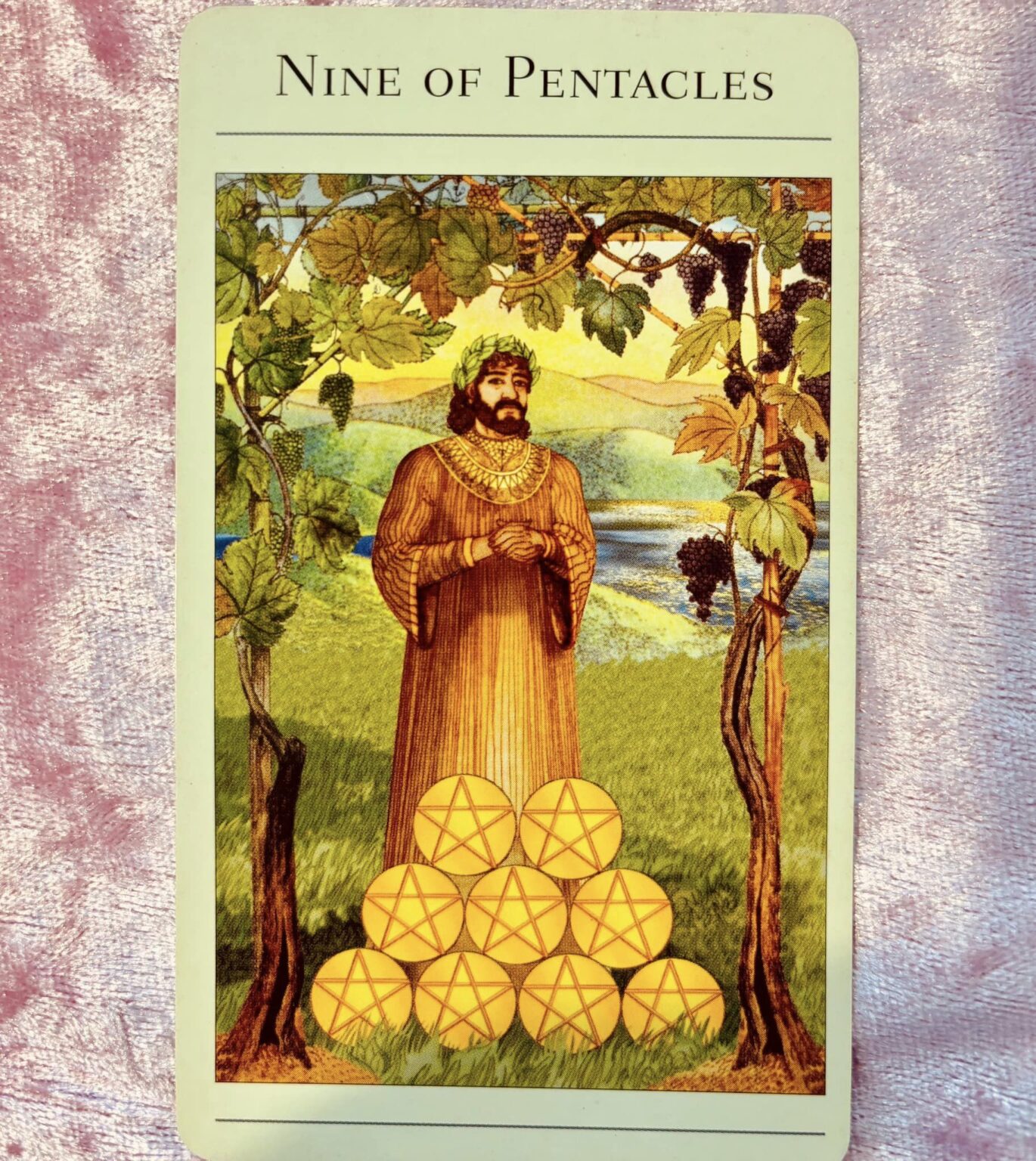 Nine of Pentacles in a Reading for Love or Career - Destiny Palmistry